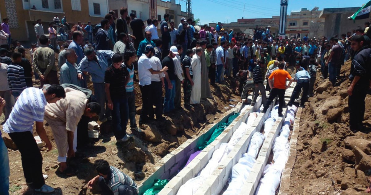 Massacre in Syria claims 108 lives