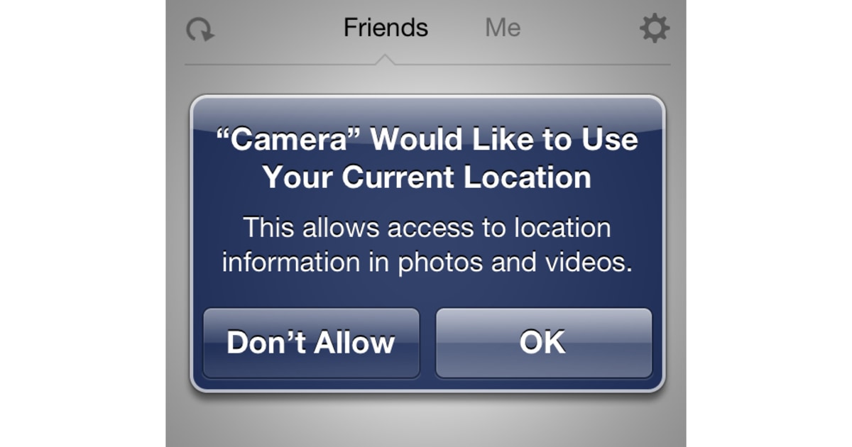 Why does Facebook Camera need to know your location?