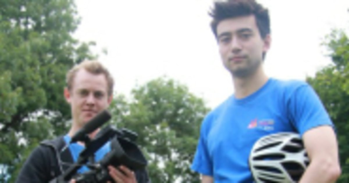 Bat-inspired tech lets blind man ride mountain bike