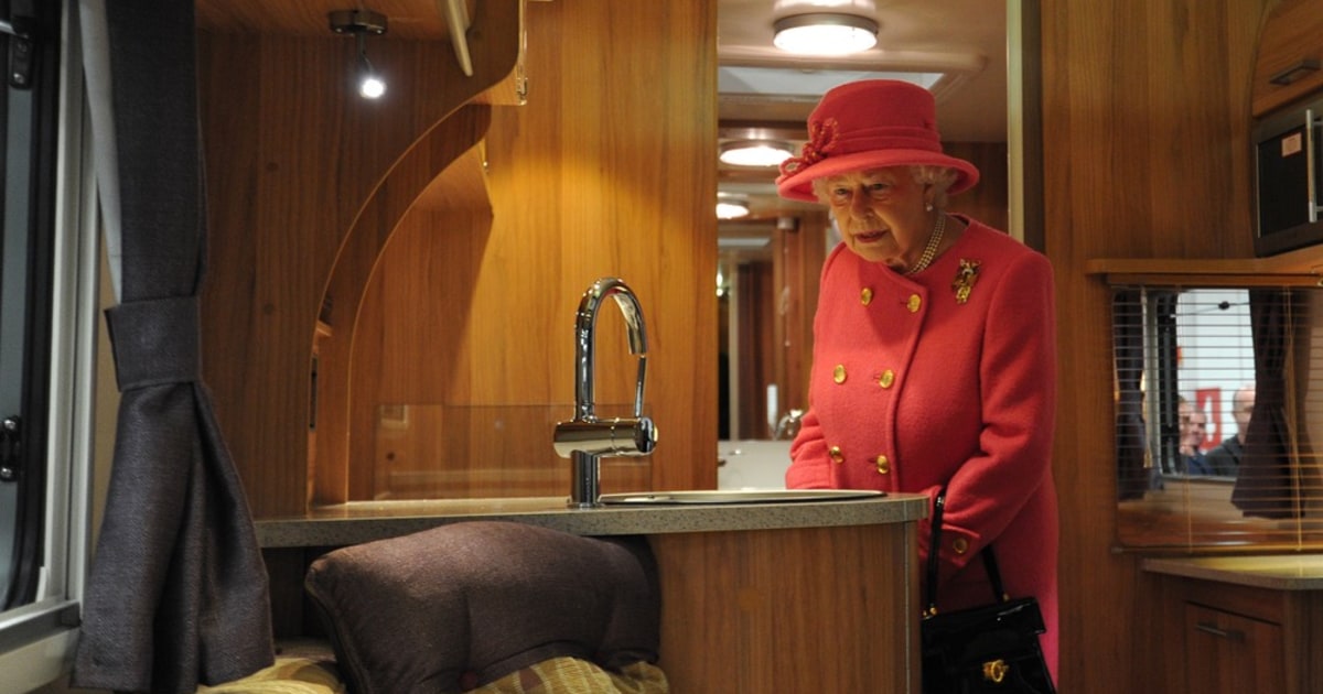 An RV fit for a queen? Elizabeth II tries out motor home for size