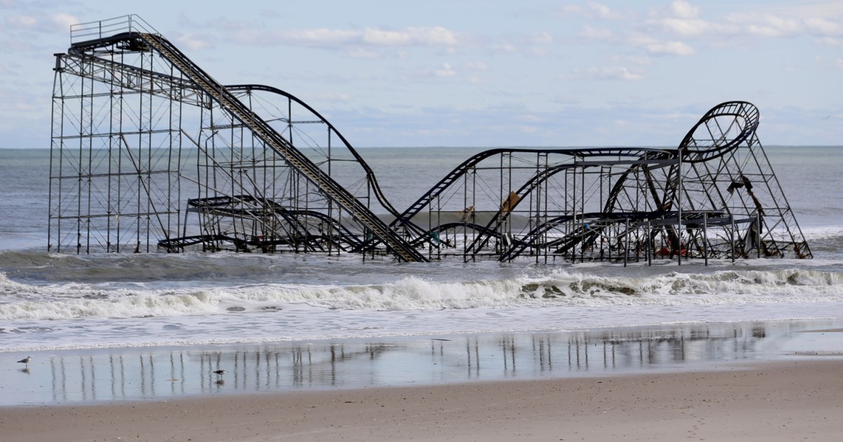 Destroyed roller coaster could be Jersey Shore tourist attraction ... Destroyed roller coaster could be Jersey Shore tourist attraction ...