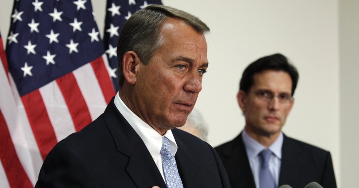 Boehner rejects call to pass tax cuts now for those making less than ...