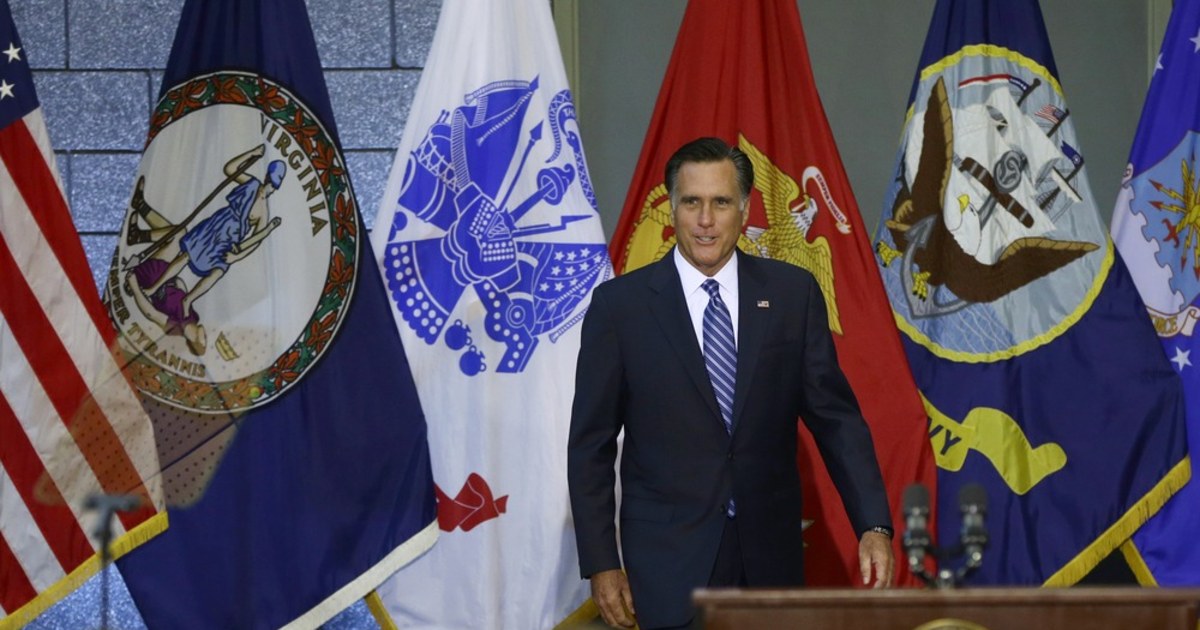 Romney: Risk of conflict higher in Mideast after Obama policies