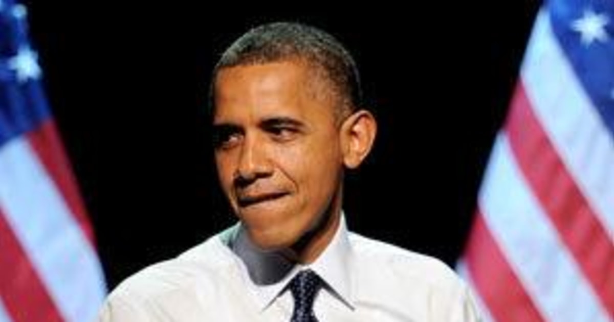 Obama brings up debate performance with humor