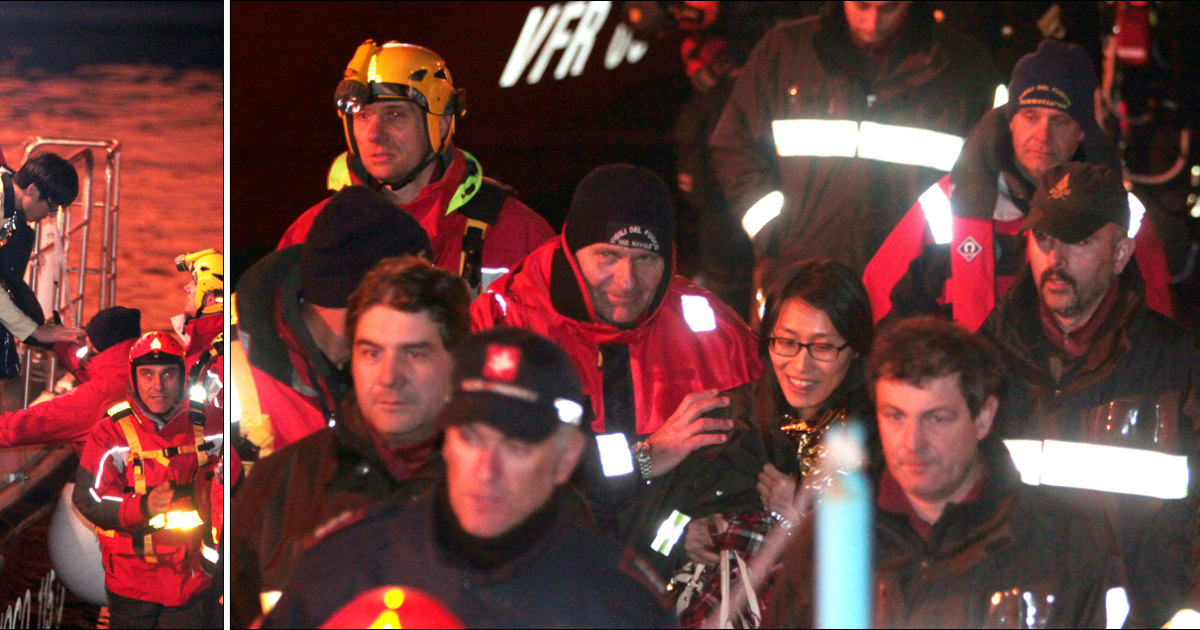 2 survivors on honeymoon rescued after found trapped in capsized cruise ...
