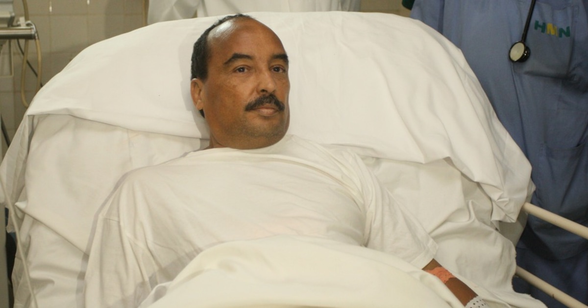 Leader of Mauritania treated after being shot by his own troops