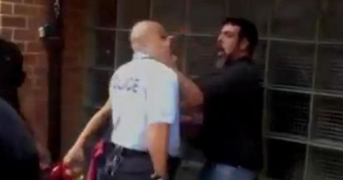 Philadelphia cop seen on video using baton against man who slapped him