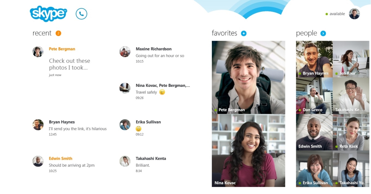 Skype for Windows 8 gets slick makeover