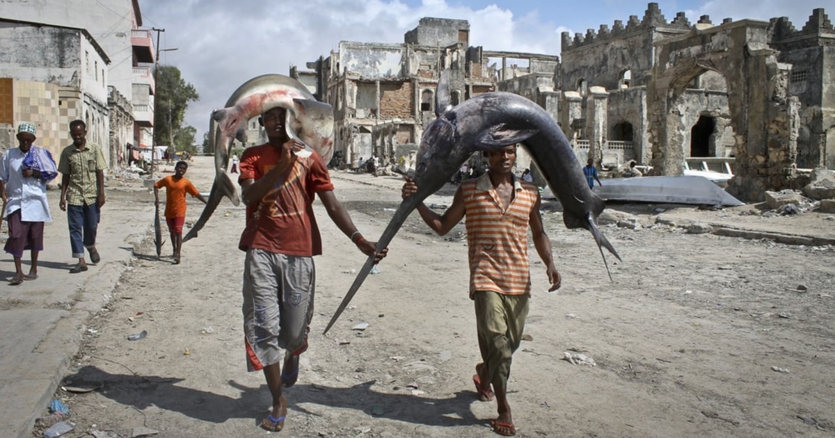 Catch of the day in Somalia