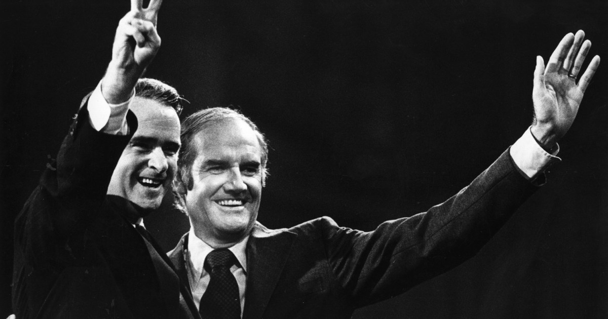 Bidding a final farewell to former Senator George McGovern