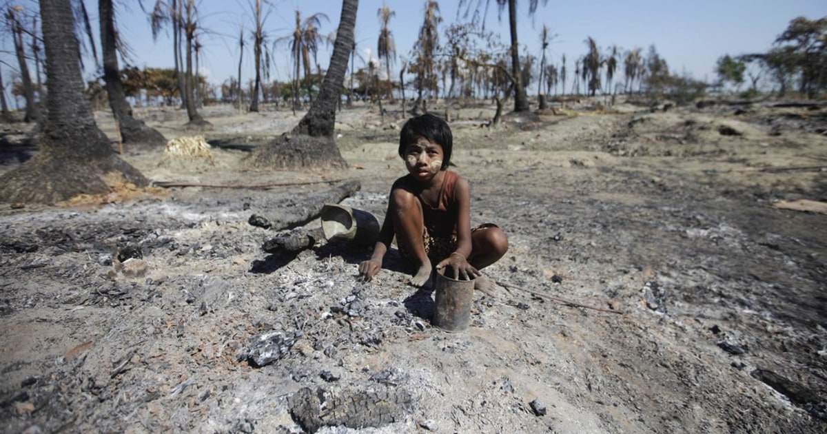 Fears for thousands after 'near total destruction' of Myanmar city's ...