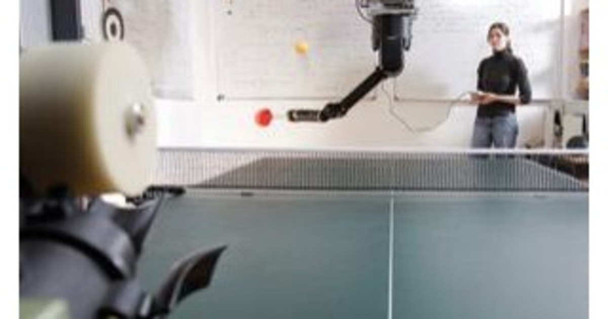 Ping Pong Bot Takes Cues From Human Opponents