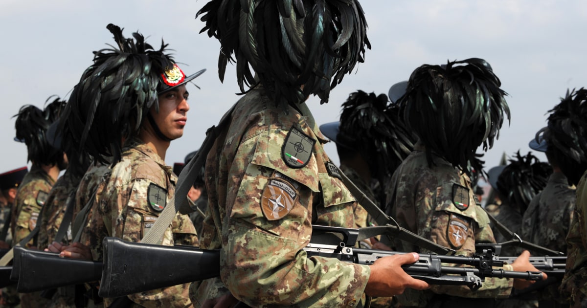 Change Of Command Ceremony In Pristina