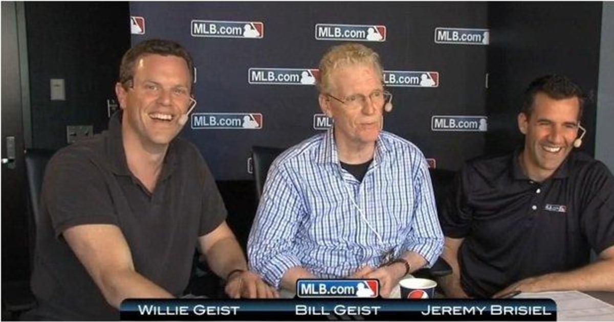The Geist family teams up for MLB broadcast
