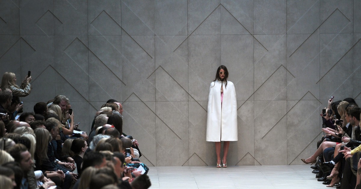 Lights, makeup, fashion: London shows off new designs