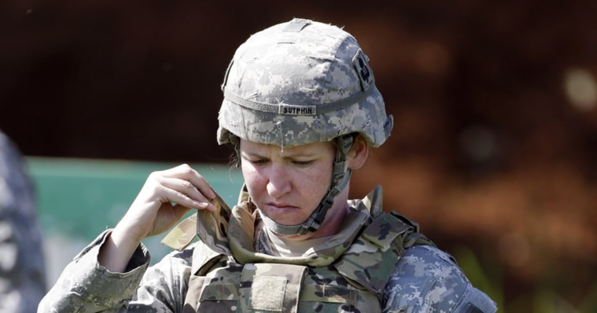 Women soldiers to be fitted with test armor tailored to fit their bodies