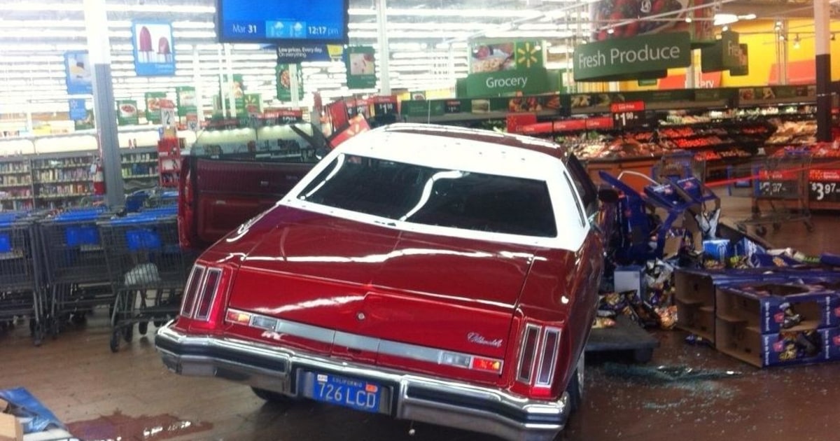 San Jose man drives car into Walmart, beats customers