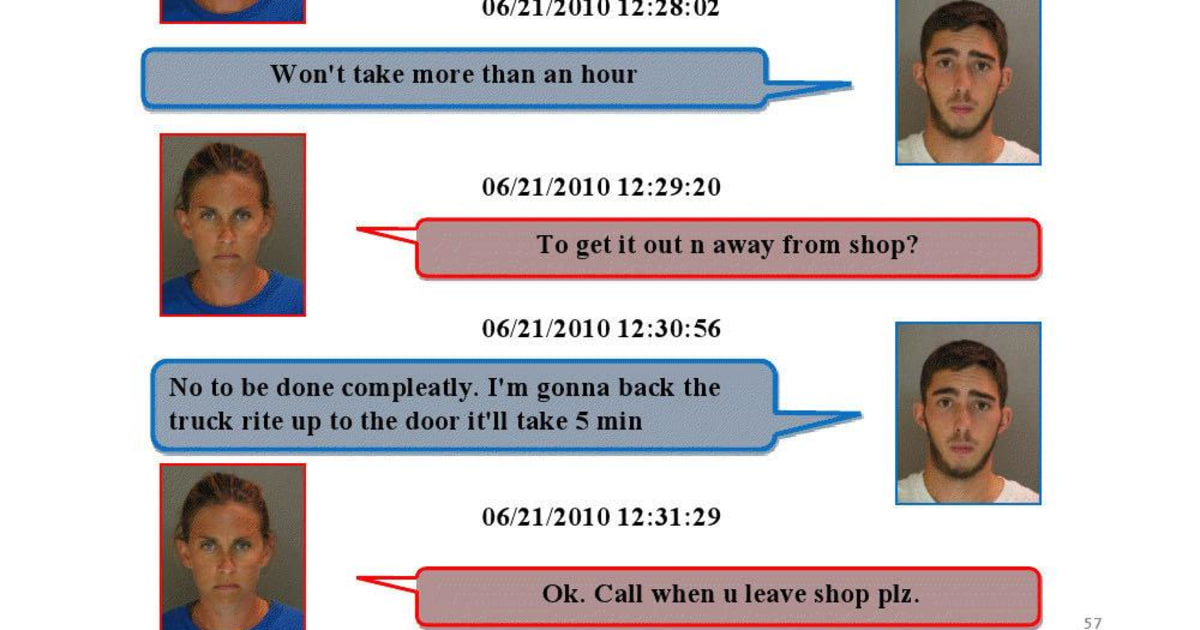 Read intimate text messages of Morgan Mengel and Stephen Shappell