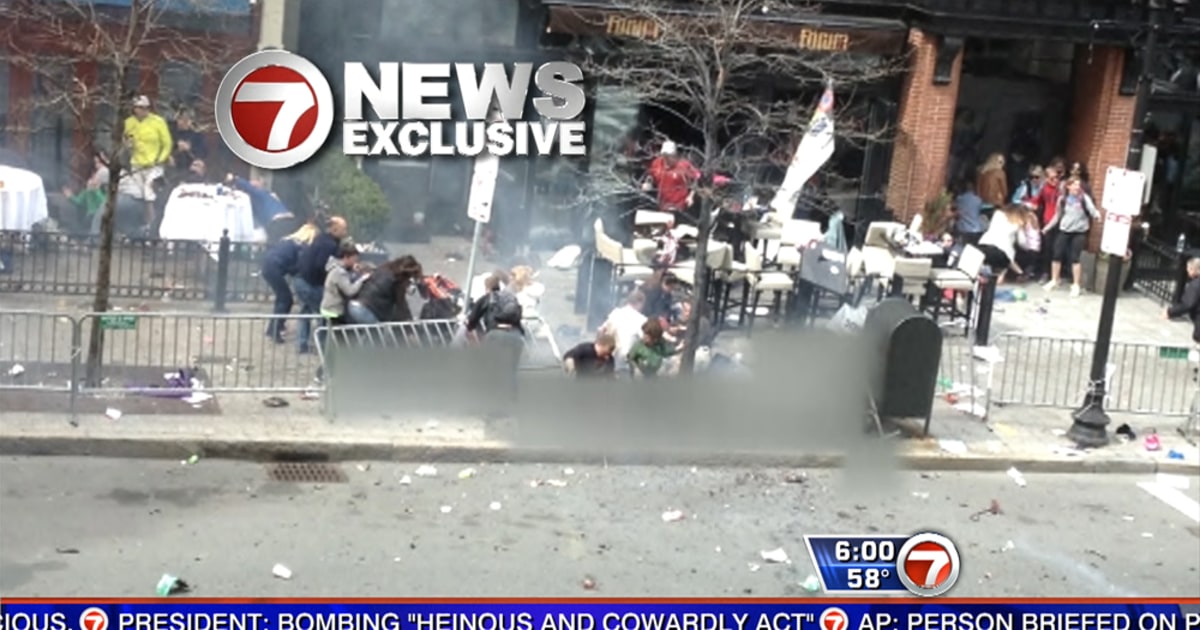 FBI reviewing before-and-after photos of bag at Boston Marathon blast scene