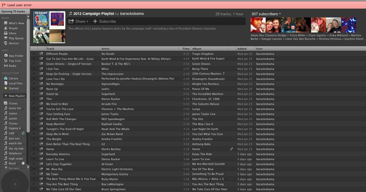 What a mix! Al Green and Arcade Fire hit President Obama's playlist