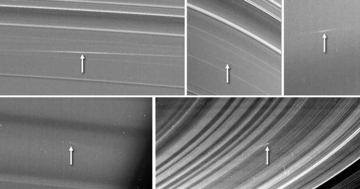 Saturn's rings bombarded by space rocks