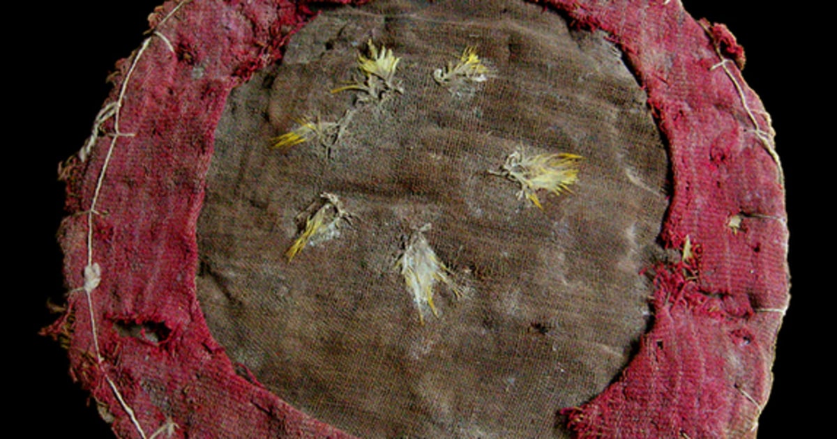 Ancient feathered shield discovered hidden in Peru temple