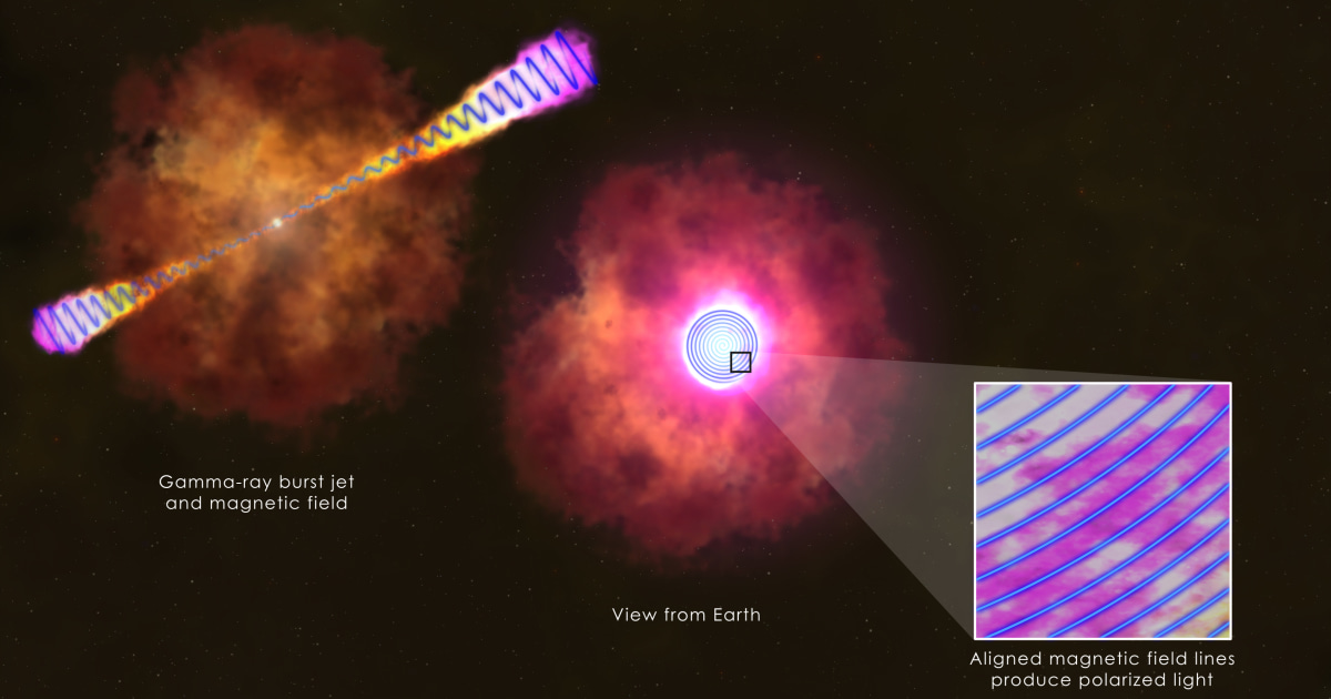 Universe's biggest explosions shaped by extreme magnetic fields