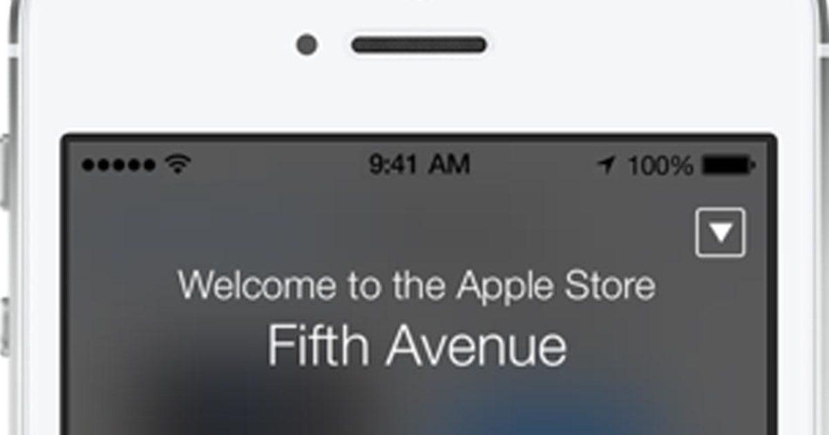 Apple guides shoppers inside stores with iBeacon