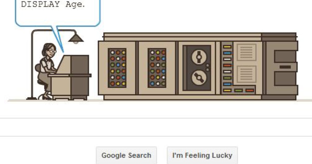 Google Doodle celebrates Navy's Grace Hopper, programming pioneer