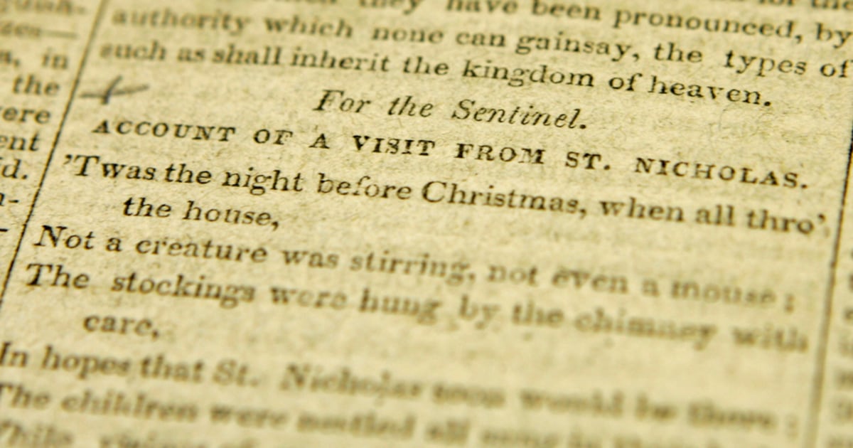 'Twas the trial before Christmas: Who really wrote the famous poem?