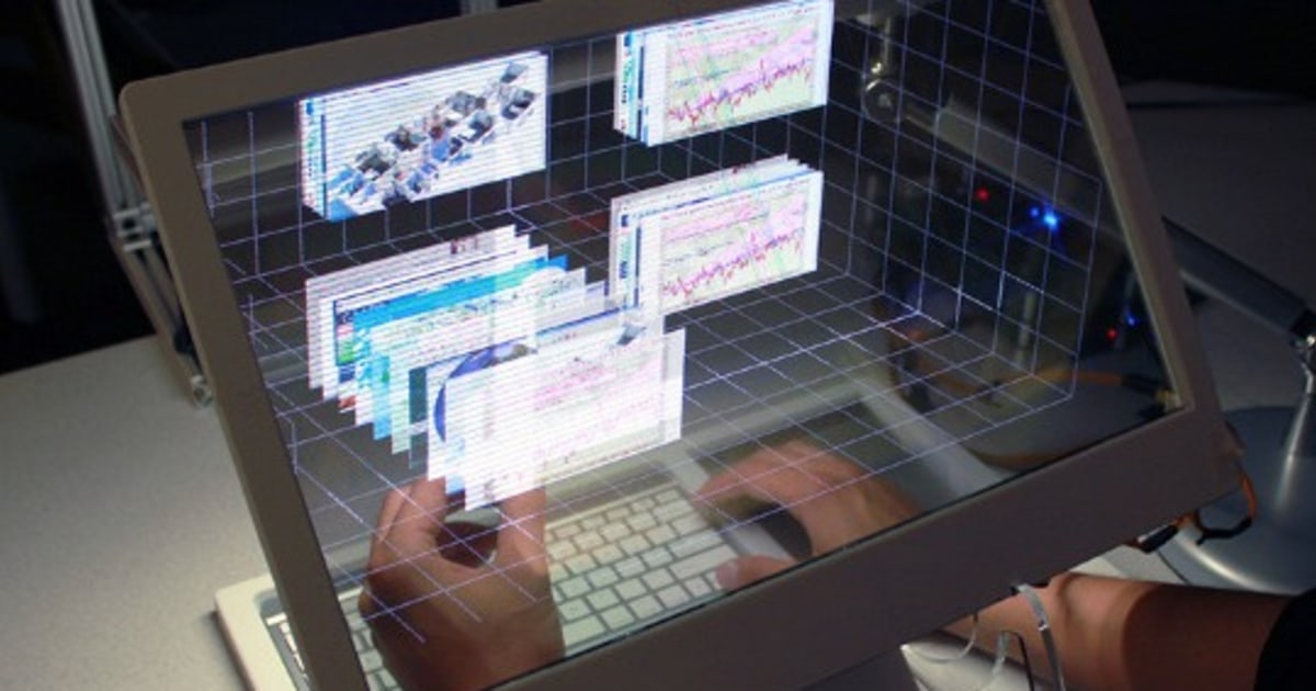 3-D computing prototype puts your hands inside the screen