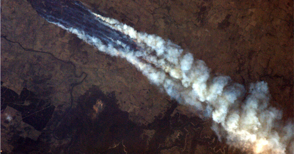 Astronaut beams down amazing views from space