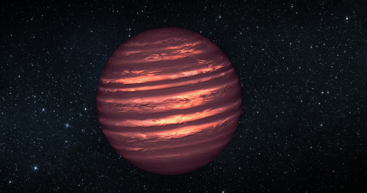 Astronomers map intriguing and wild weather of 'failed star'