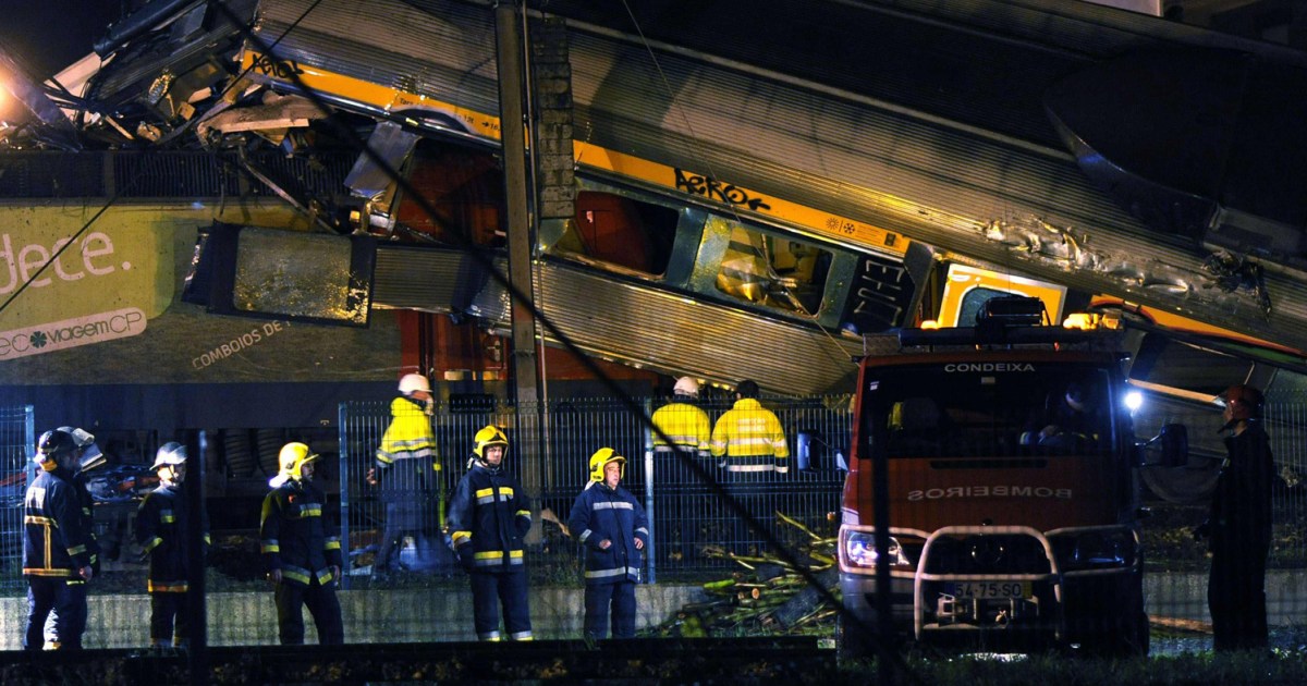 Incredible escape - high-speed train collision shreds rail car