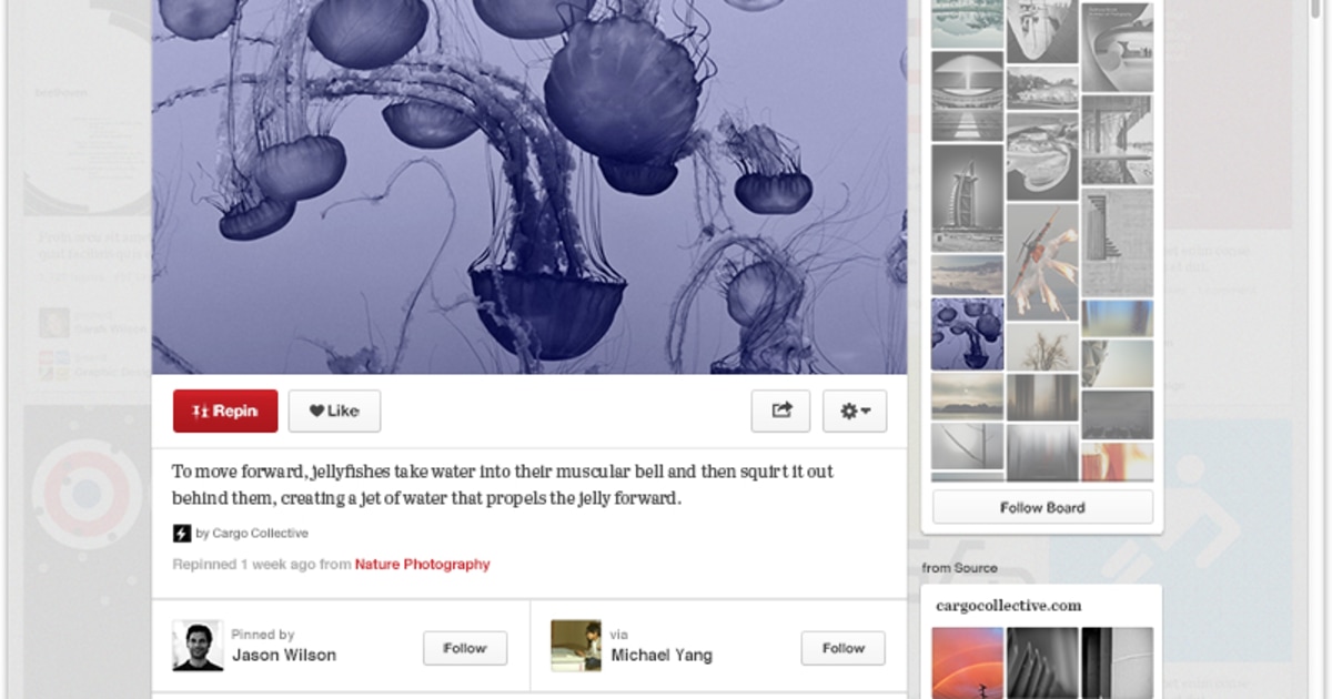Pinterest re-pins itself in test makeover