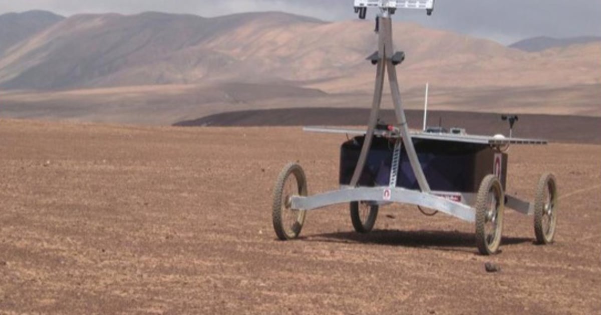 Rover drills deep into Chilean desert to simulate Mars hunt