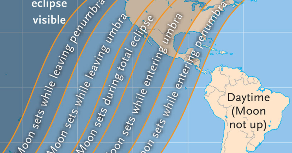 Watch the total lunar eclipse, wherever you may be