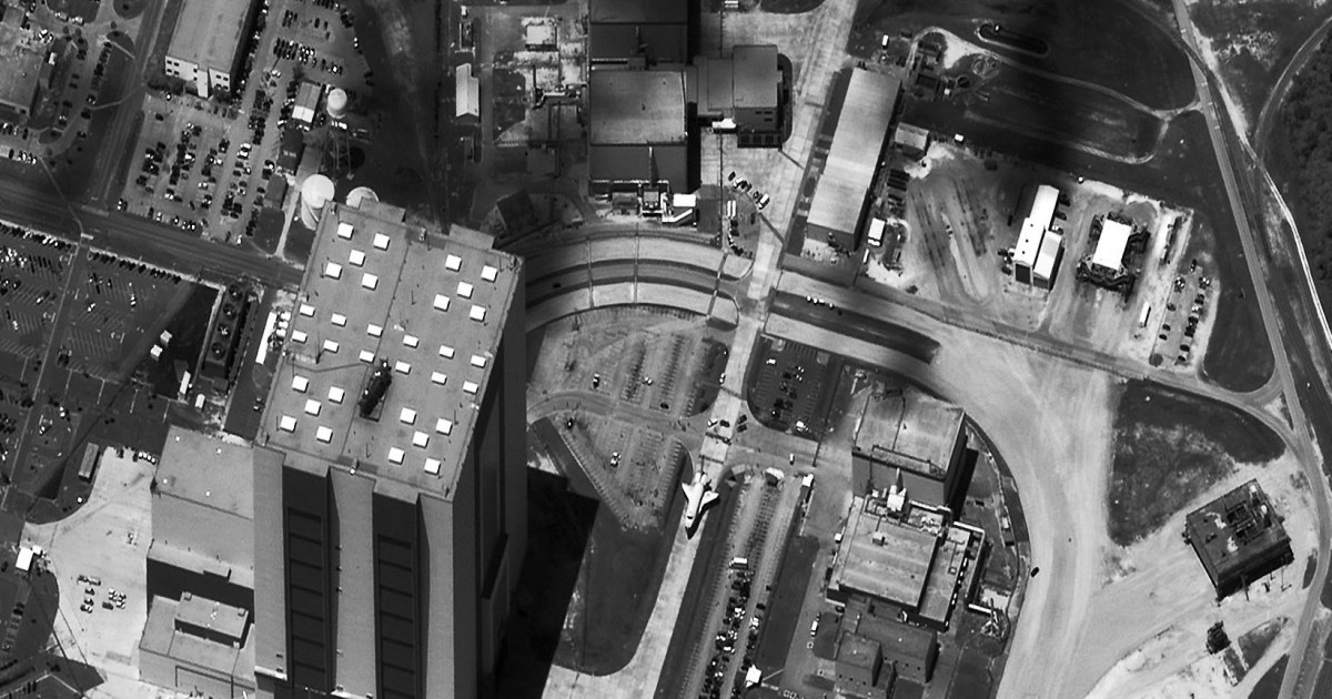 NASA's last shuttle seen from space