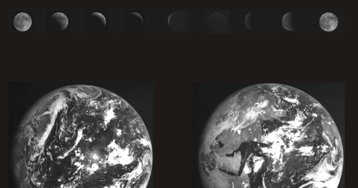 Holiday calendar: Lunar eclipse as seen from space