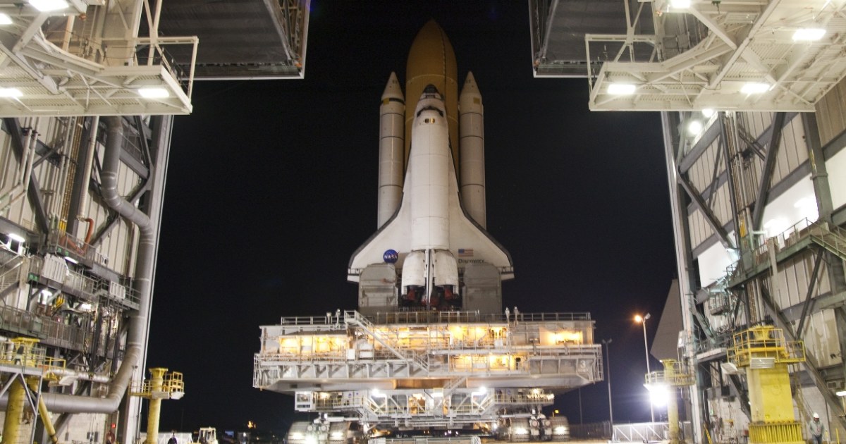 Shuttle goes back into the shop