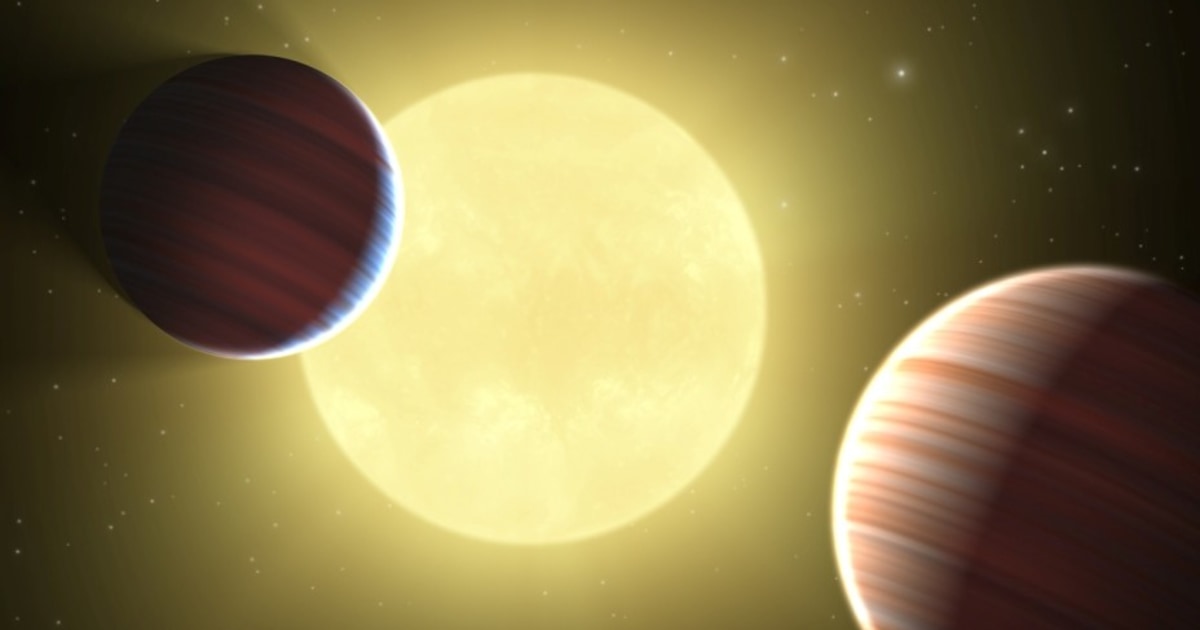 Planets spotted in changing orbits