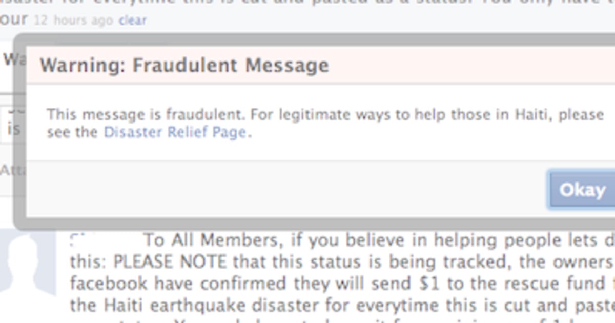 Facebook full of fake Haiti fundraisers