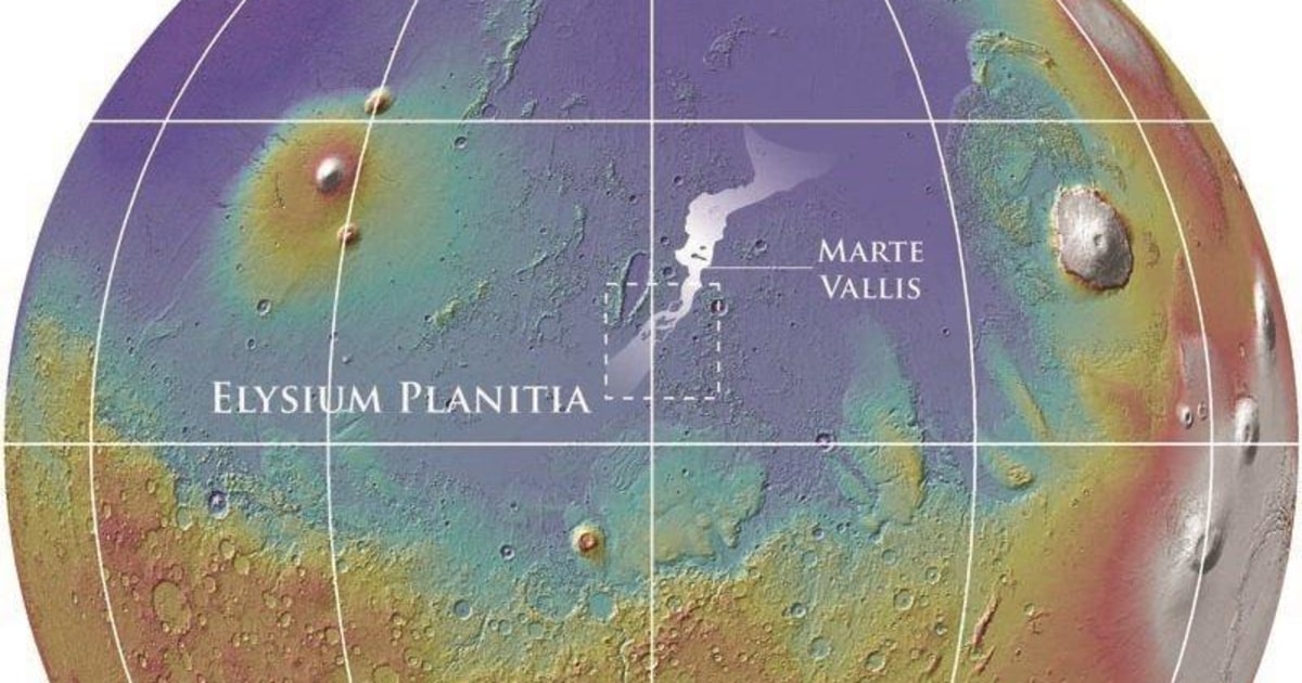 Radar reveals traces of monstrous Martian flood millions of years ago