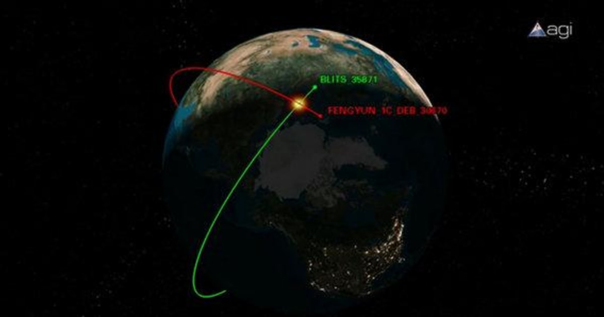 Destroyed Russian satellite highlights space junk threat