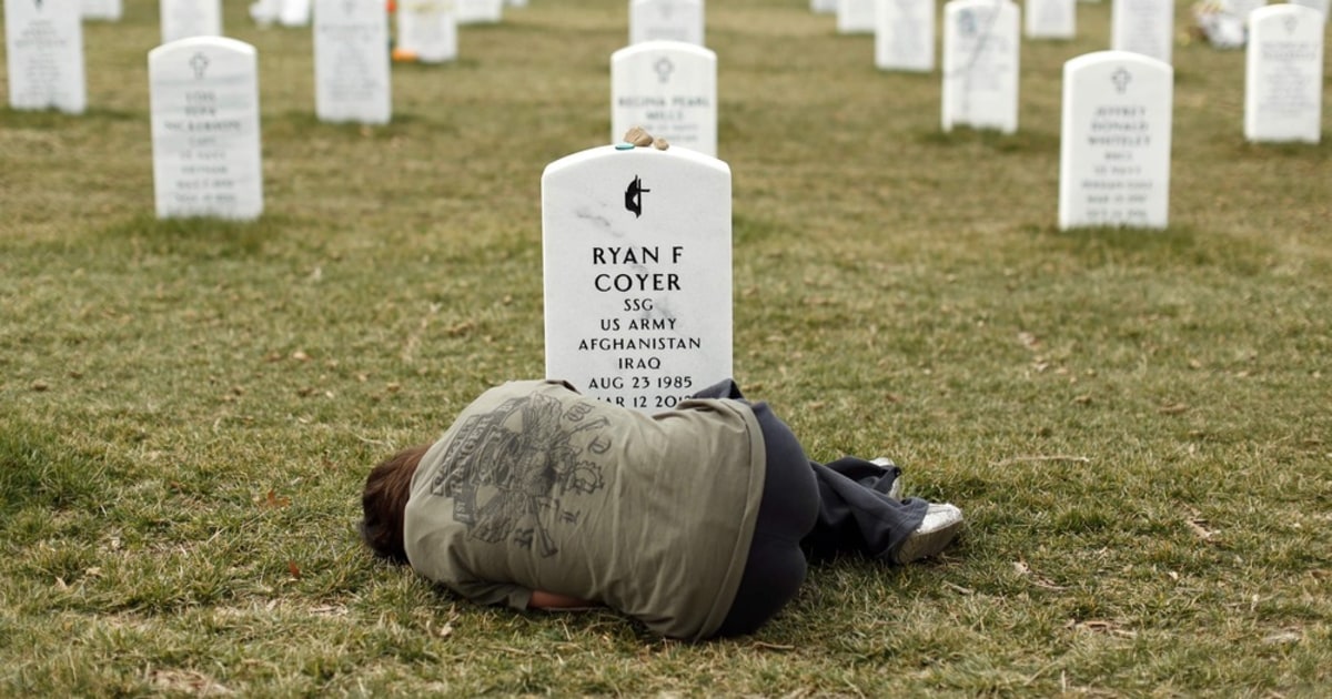 Family grieves for soldier who died after six tours of duty