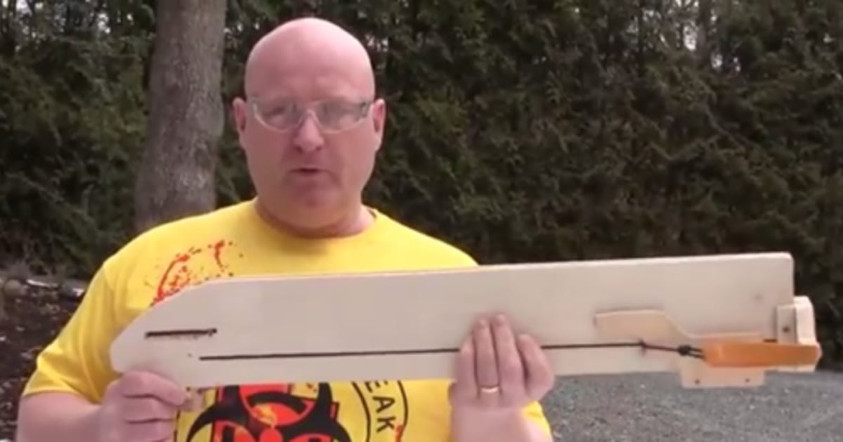 Oreo cannon separates cookie from cream with great force