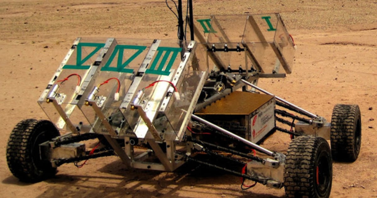 Students' robots to race in mock Mars rover challenge