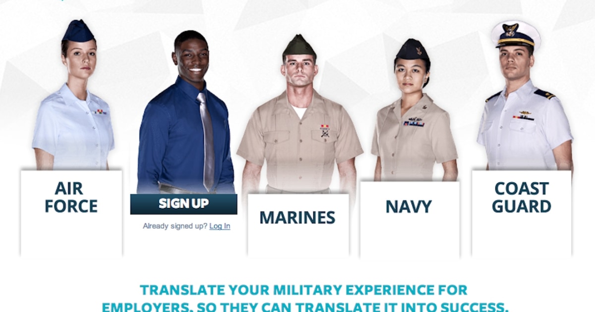 Next steps for vets: NBC launches job site for ex-military