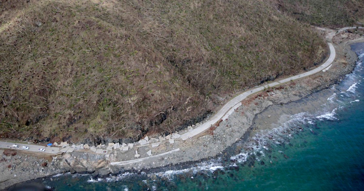 Super Typhoon Haiyan's cataclysmic destruction seen from above