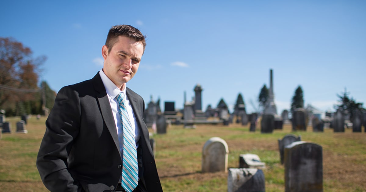 Funeral director Caleb Wilde is an undertaker for the overshare generation